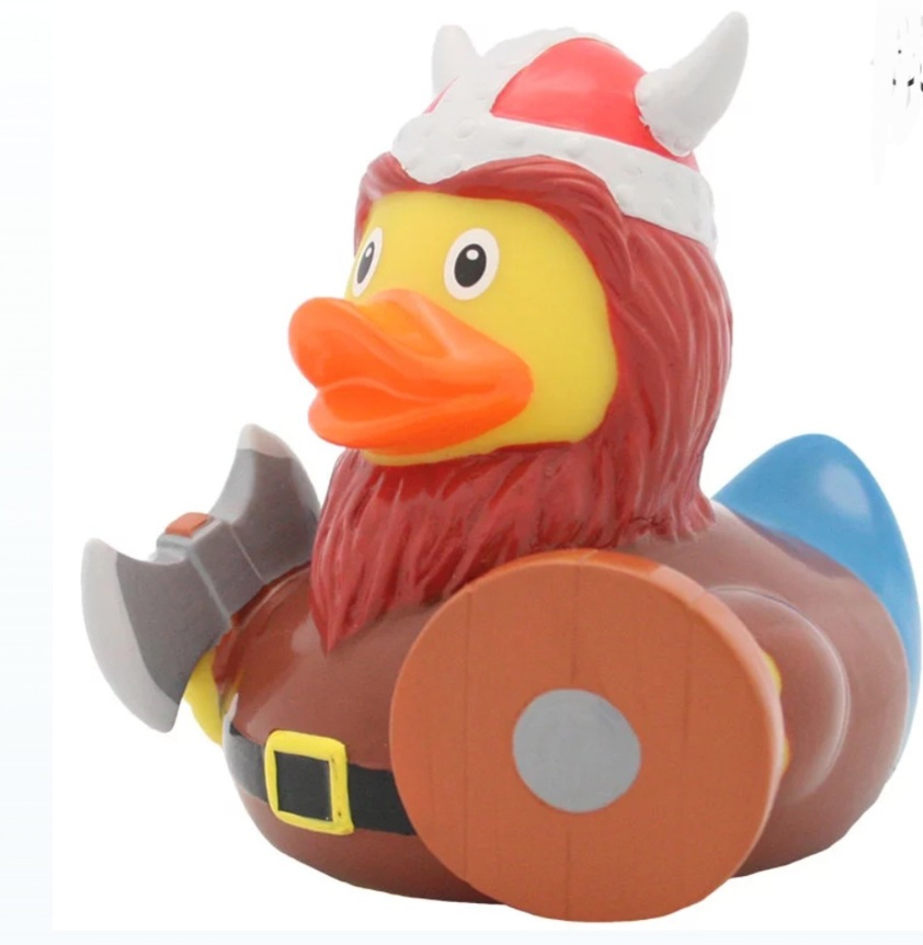 Lilalu Northman Rubber Duck from Stonegate Teddy Bears, York