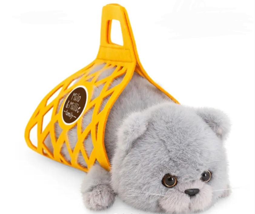 Orange Toys Milo & Millie: Milo the Grey Cat 35cm from Stonegate Teddy ...