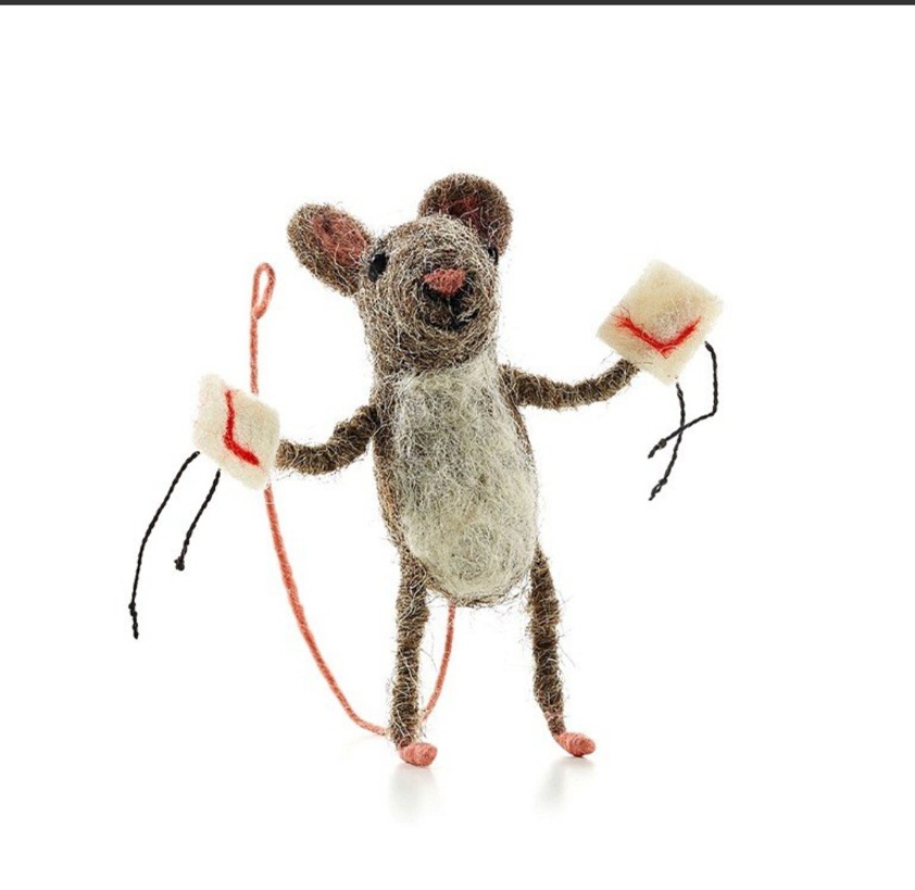 Sew Heart Felt Driving Test Mouse from Stonegate Teddy Bears, York