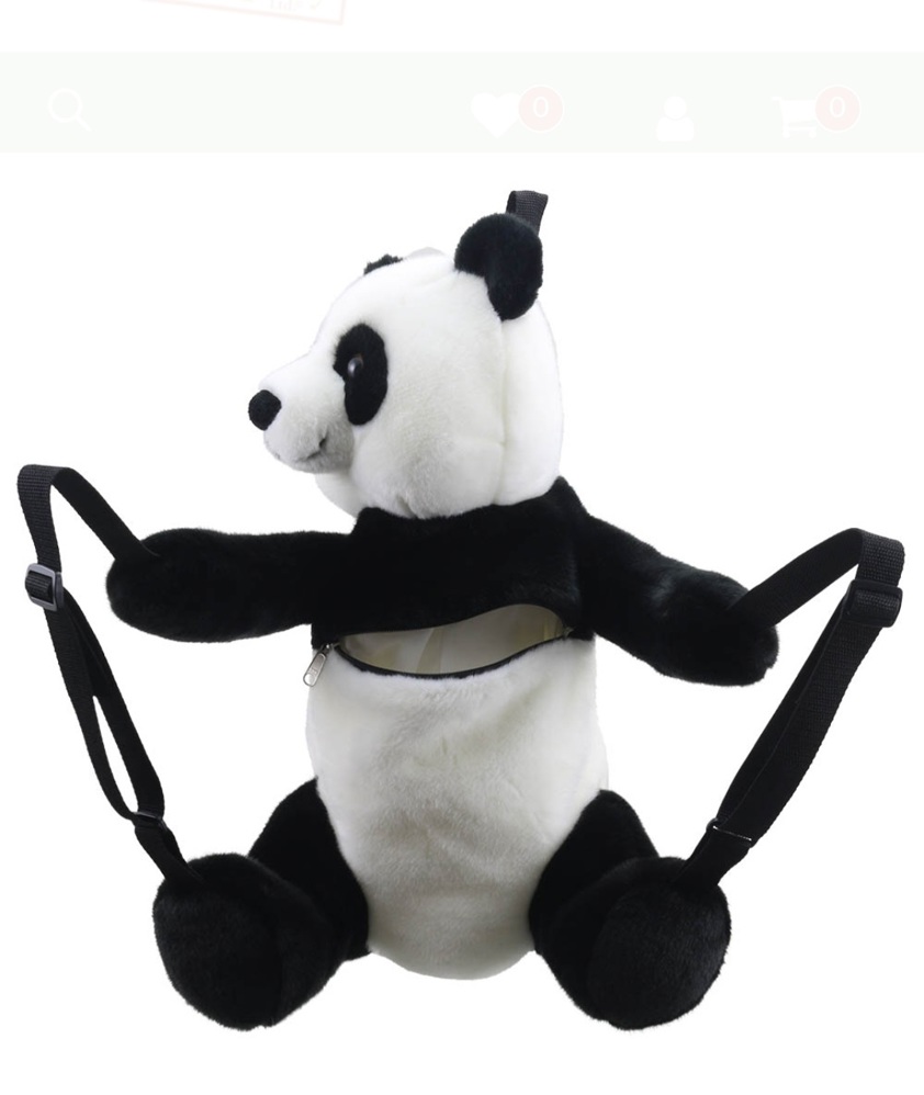 Wilberry Panda Backpack LAST IN STOCK from Stonegate Teddy Bears, York