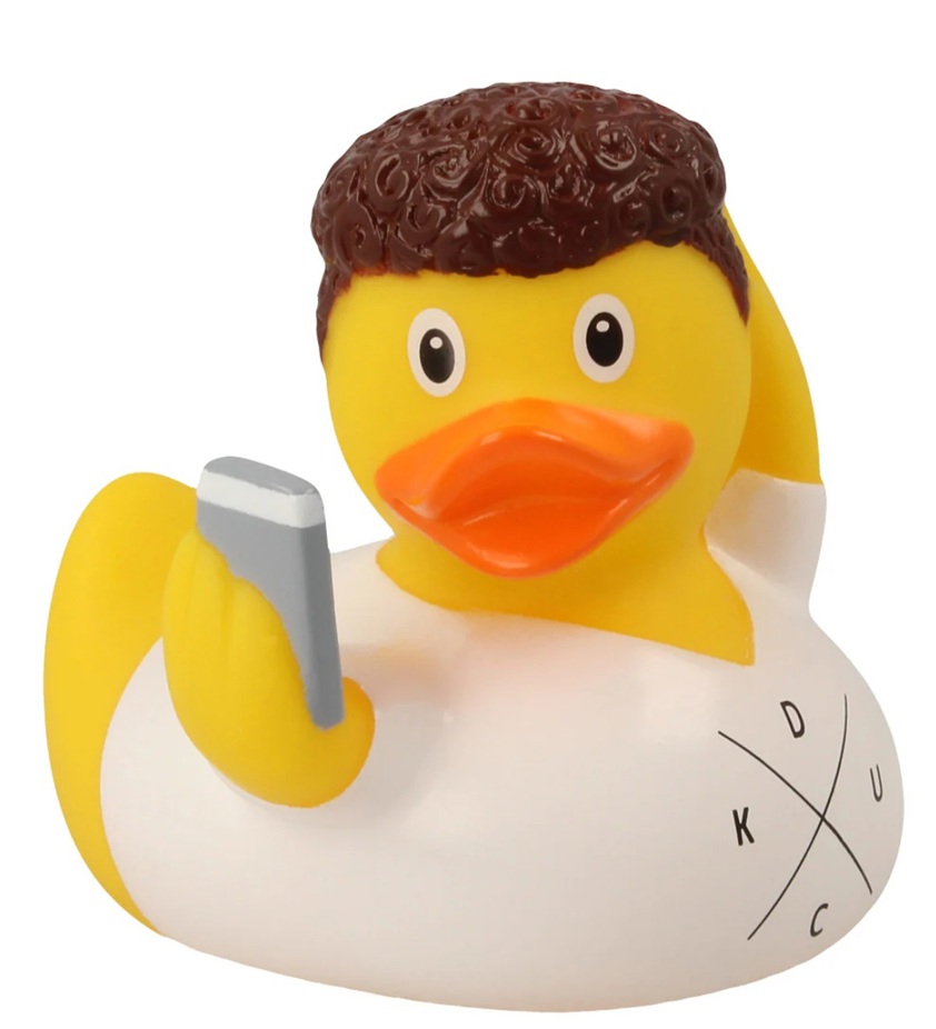 Lilalu Selfie Rubber Duck from Stonegate Teddy Bears, York