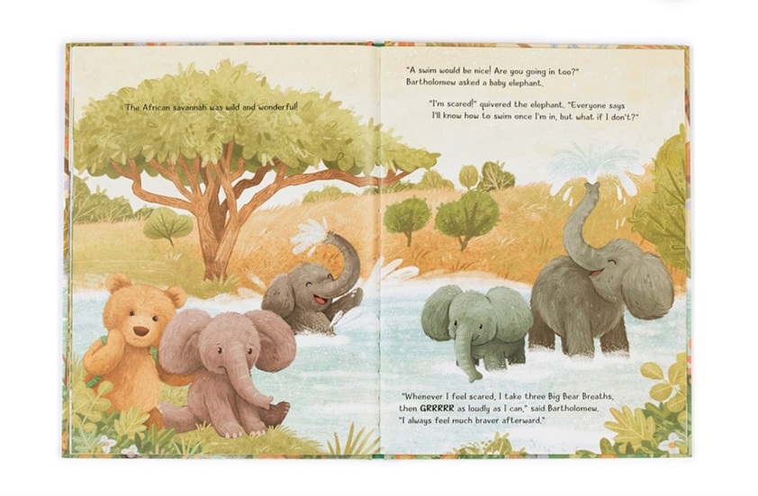 Jellycat It's a Big World Bartholomew! Book from Stonegate Teddy Bears, York