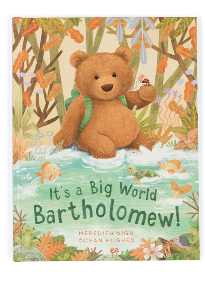 Jellycat It's a Big World Bartholomew! Book from Stonegate Teddy Bears, York