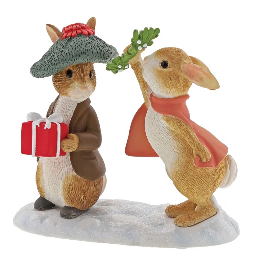 Flopsy and Benjamin Mistletoe Plush Set | Peter Rabbit