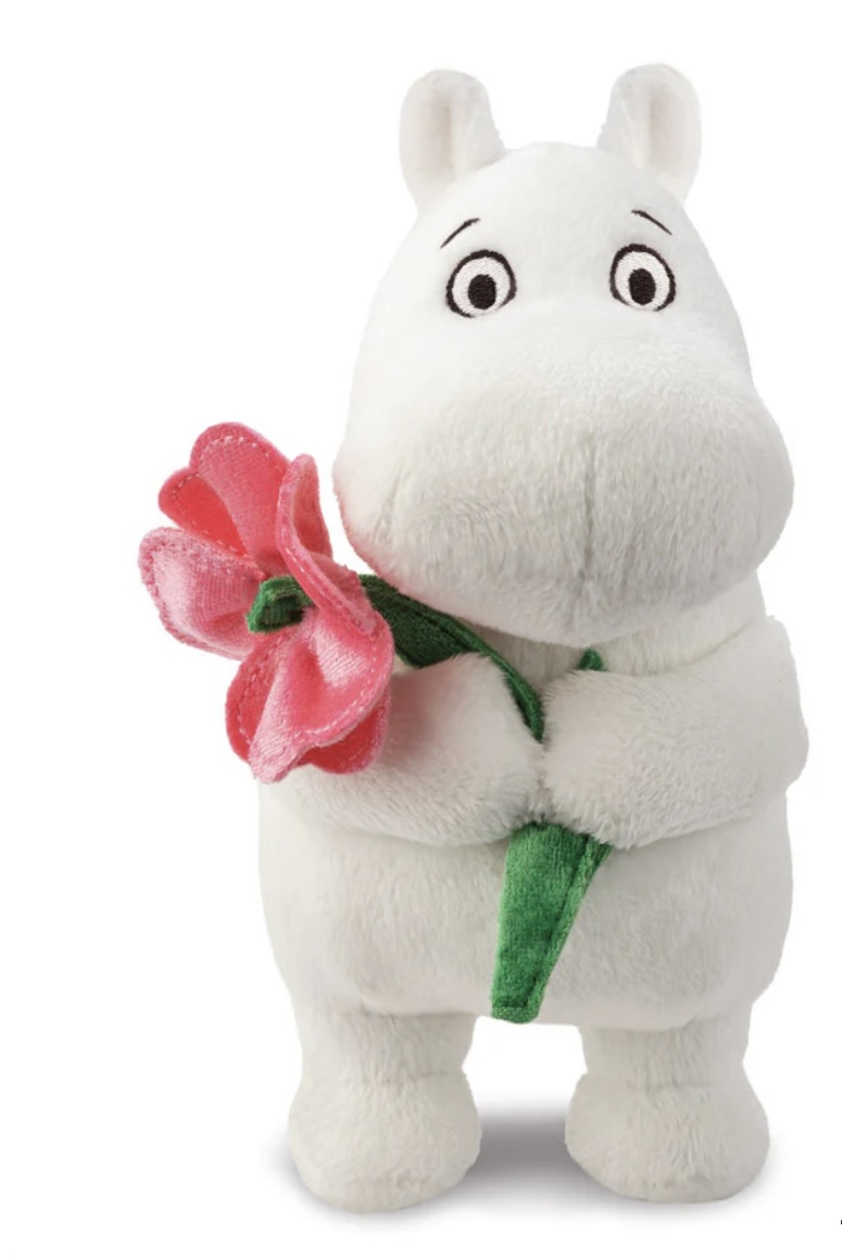 Aurora Moomin with Flower 17cm from Stonegate Teddy Bears, York