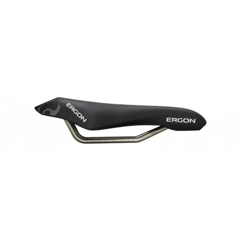 Ergon SR Tri Womens Saddle Black Front - Speedhub