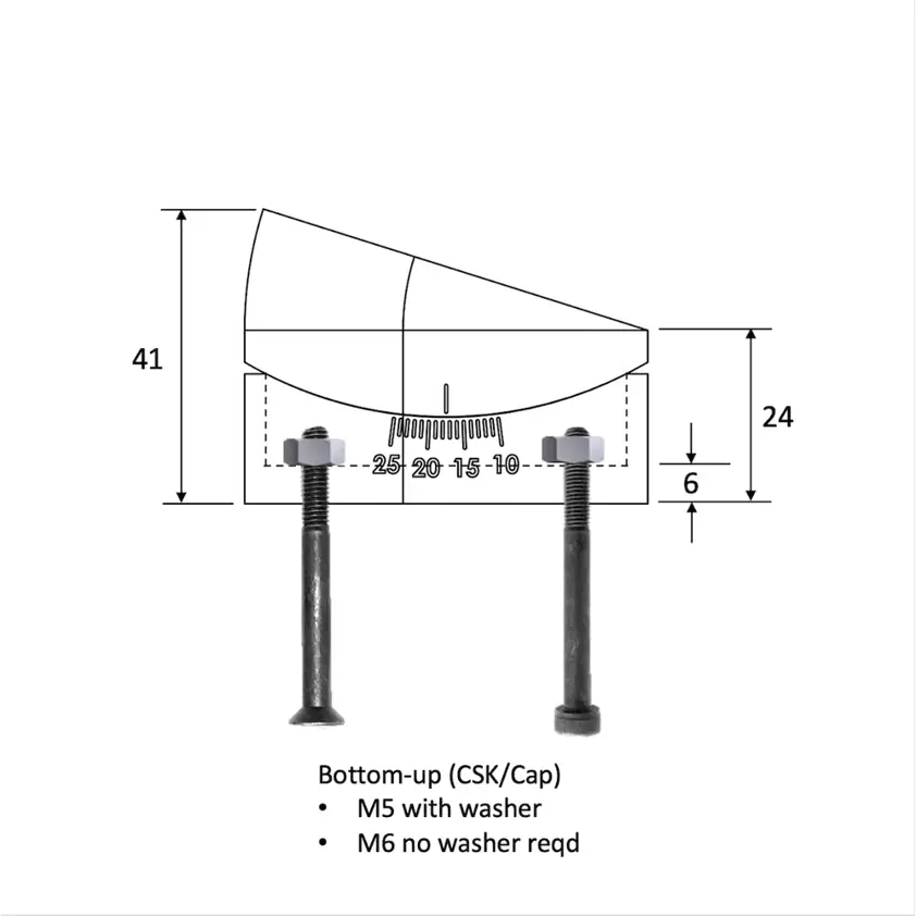 FastTT - Adjustable Anged Riser Kit - Triathlon - Speedhub