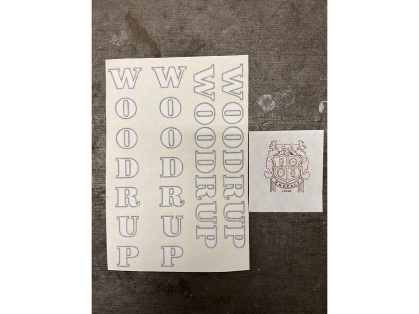 Woodrup Cycles Decal Set - Woodrup Cycles