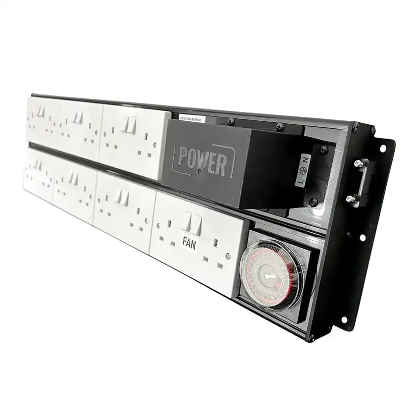 Power 12+2 Contactor Panel | Timed & Continuous Outlets