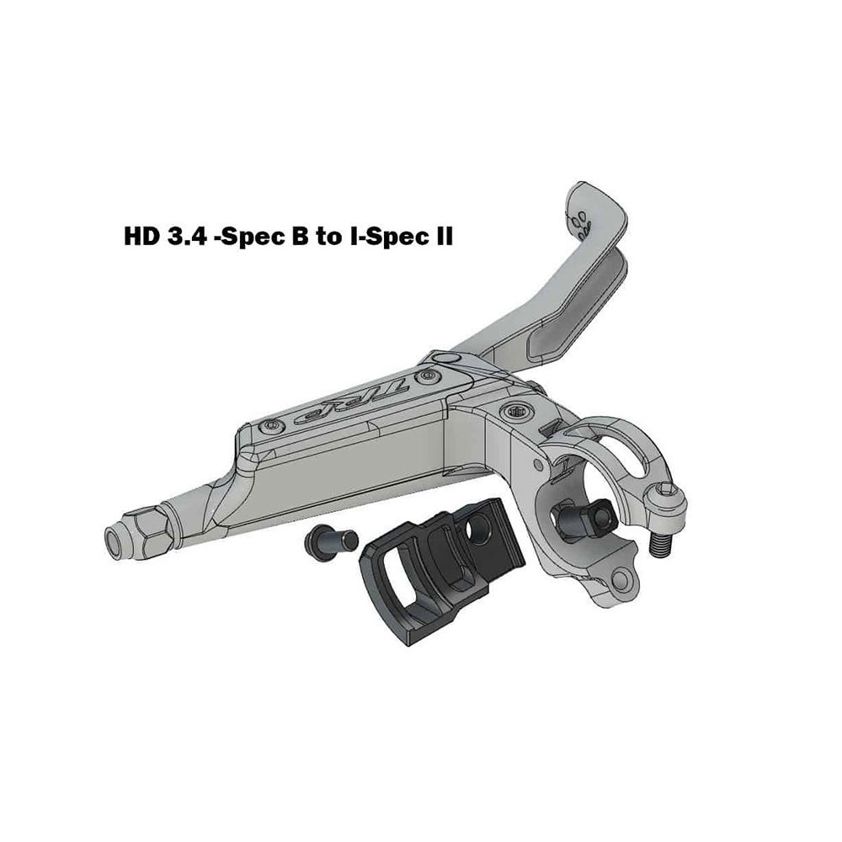 TRP - Shifter Adapter HD 3.4 I-Spec B to I-Spec II LH Black - Bike Boom!