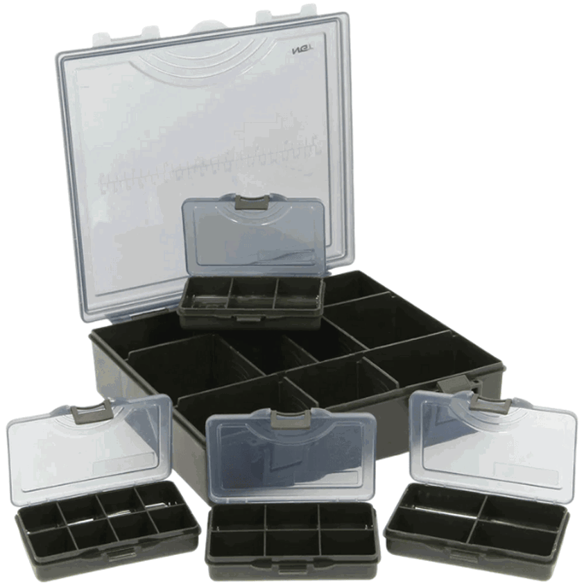 NGT 4+1 Tackle Box with 4 Bit Boxes - Capital Angling