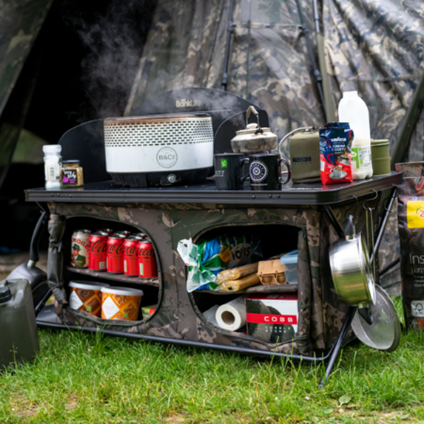 Nash Bank Life Cook Station – Camo - Capital Angling