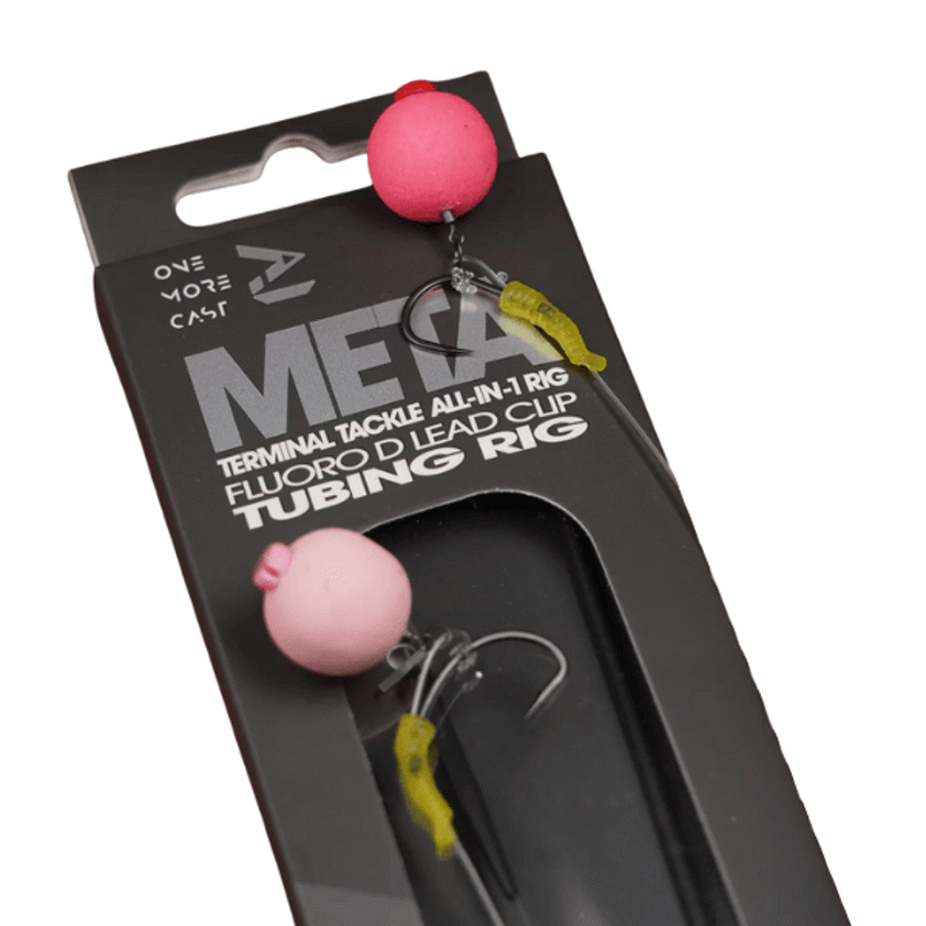 OMC Meta Terminal Tackle Rigs - All-In-1 Rig Fluoro-D Lead Clip Tubing ...