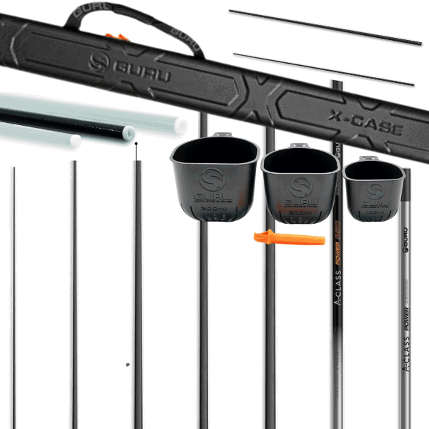 Guru A-Class Power Pole Pack - 9.5m Bundle - Capital Angling
