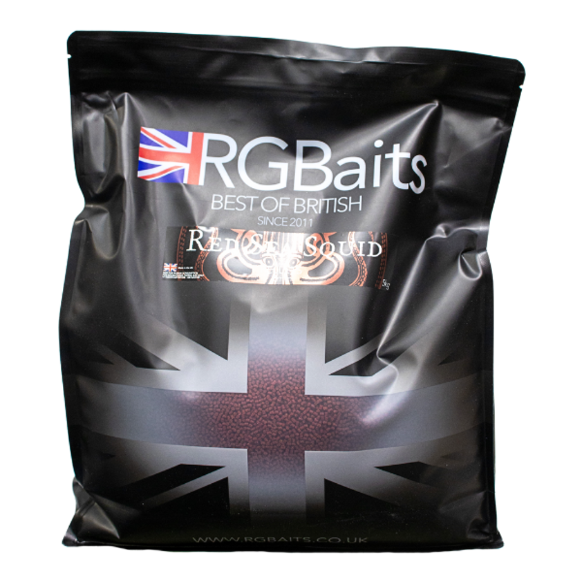RG Baits Pellets - Red Sea Squid - Capital Angling