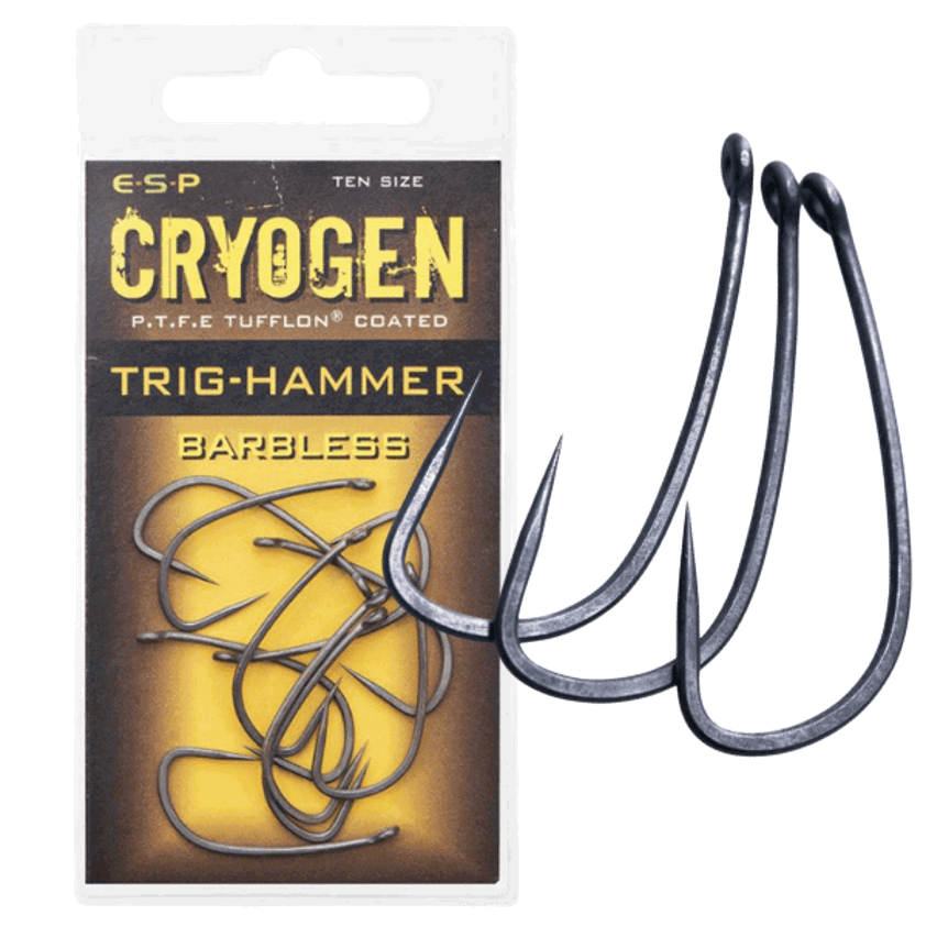 ESP Cryogen Trig-Hammer Hooks - Barbless - Capital Angling