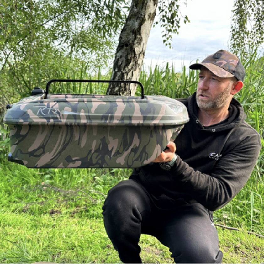 Carplounge RT7 V4 Pro Fox Camolite Bait Boat with Smart Batteries ...