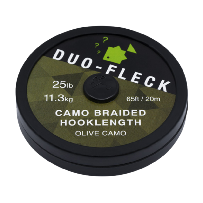 Thinking Anglers Duo-Fleck Camo Braided Hooklength - Capital Angling