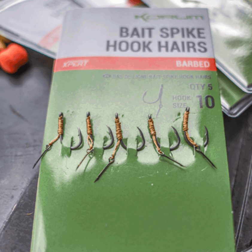 Korum Bait Spike Hook Hairs - Barbed - Capital Angling