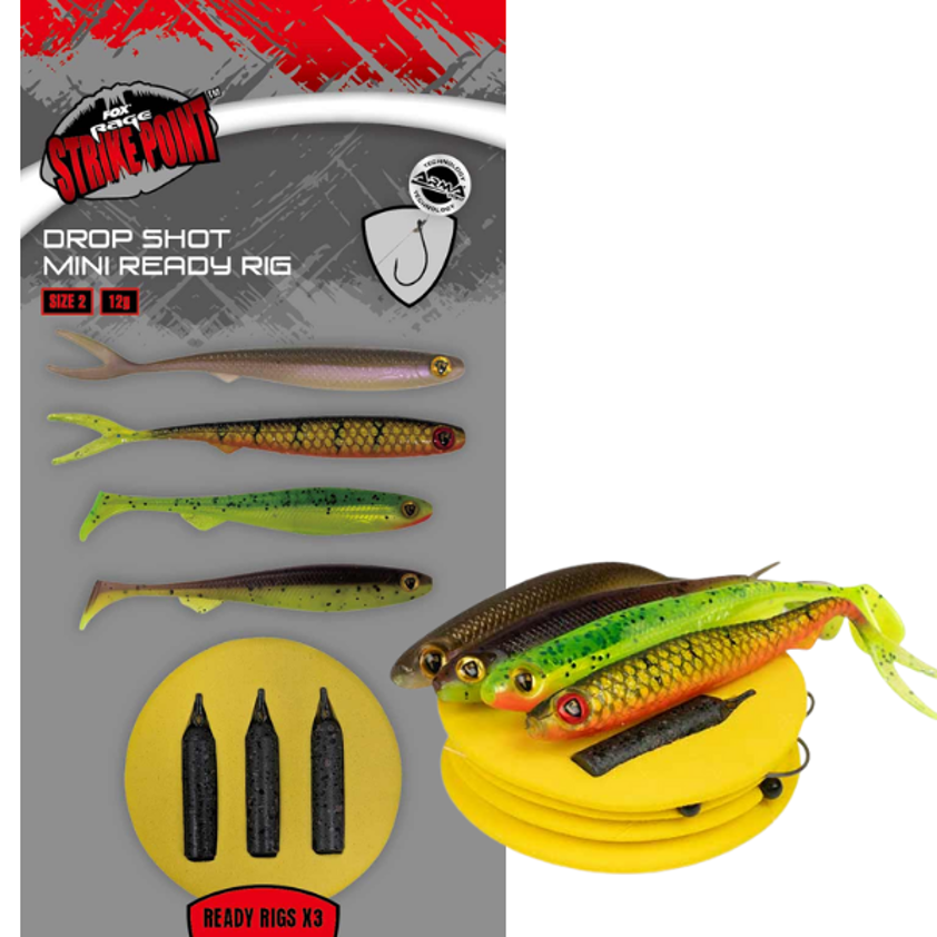 Fox Rage Drop Shot Micro Ready Rig - Capital Angling