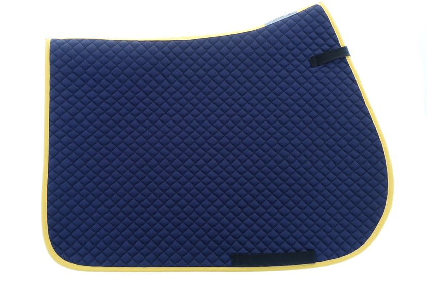 Bottle/Yellow Equest Premium Jumping Saddlecloth by Equest