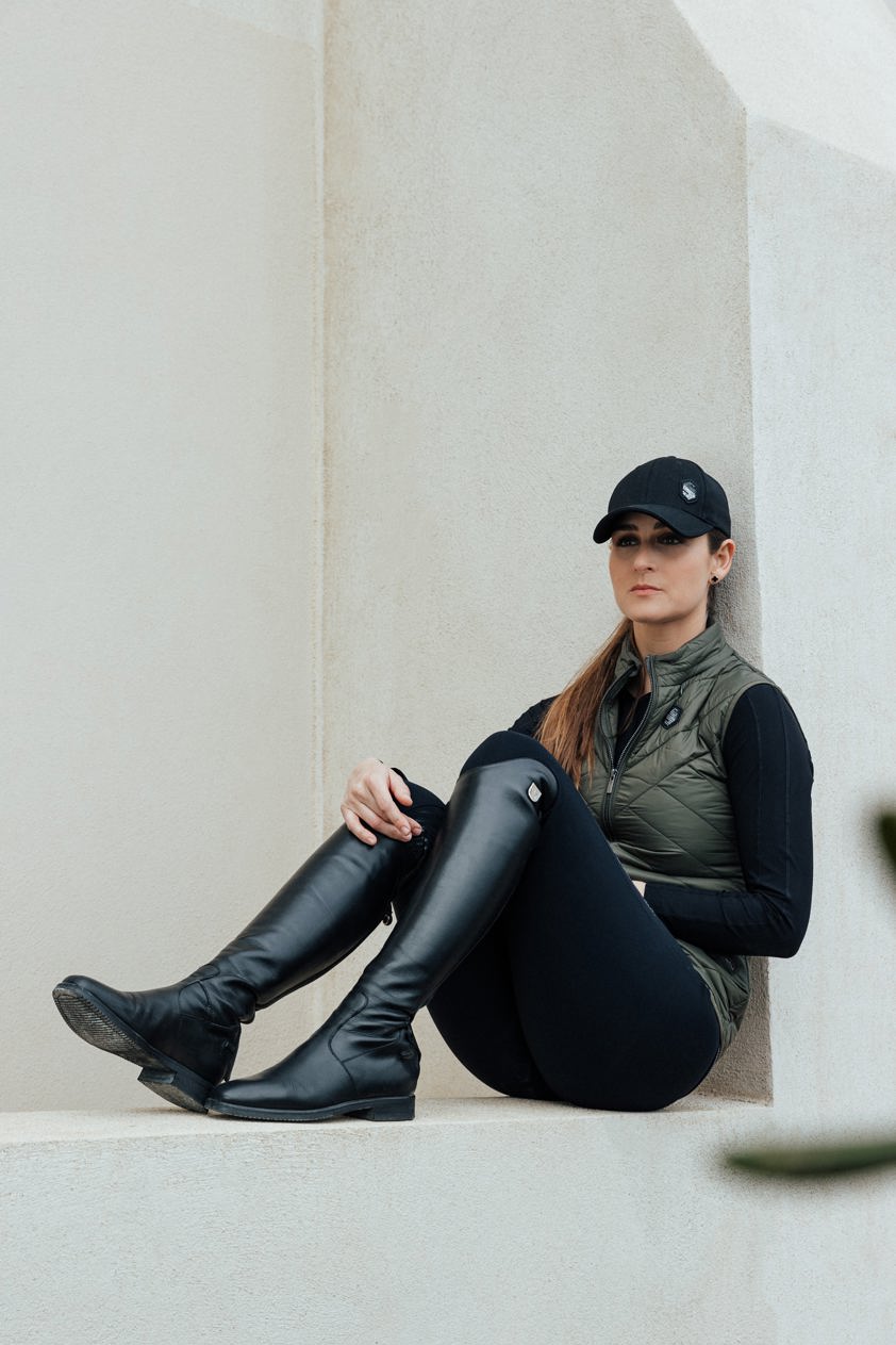 Navy/Rose Gold Samshield Sadie Cap by SamShield