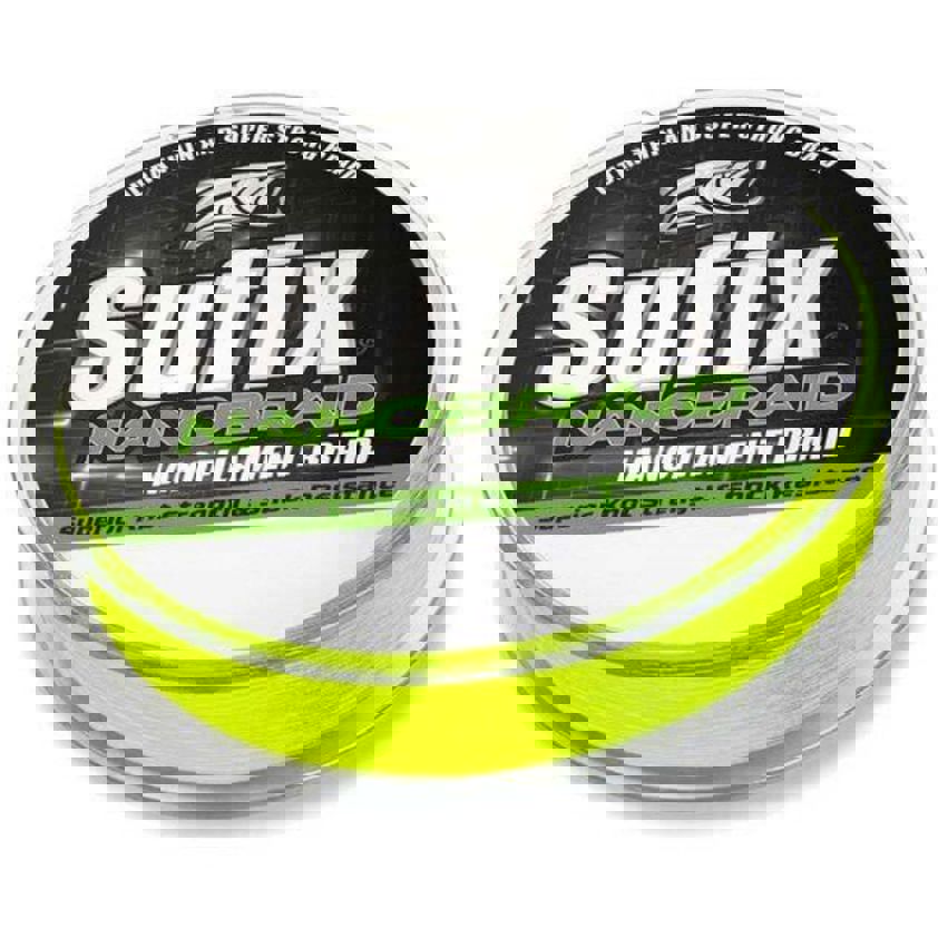 Sufix Nano Braid Neon Chartreuse 100m 7lb (0.06mm) - Birds Tackle