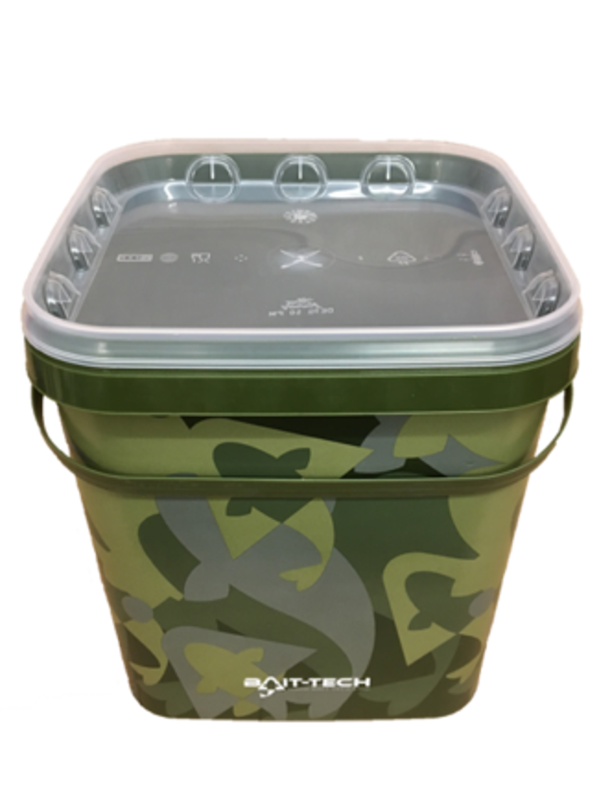 Bait Tech 5L Camo Buckets - Birds Tackle
