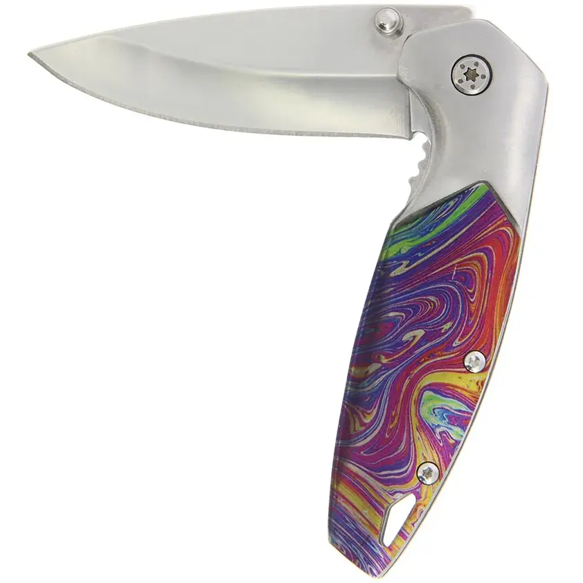 Anglo Arms Lock Knife Stainless Handle with Swirl Print - Suffolk Air ...