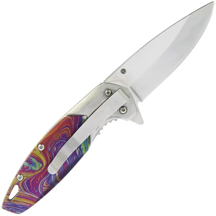 Anglo Arms Lock Knife Stainless Handle with Swirl Print - Suffolk Air ...