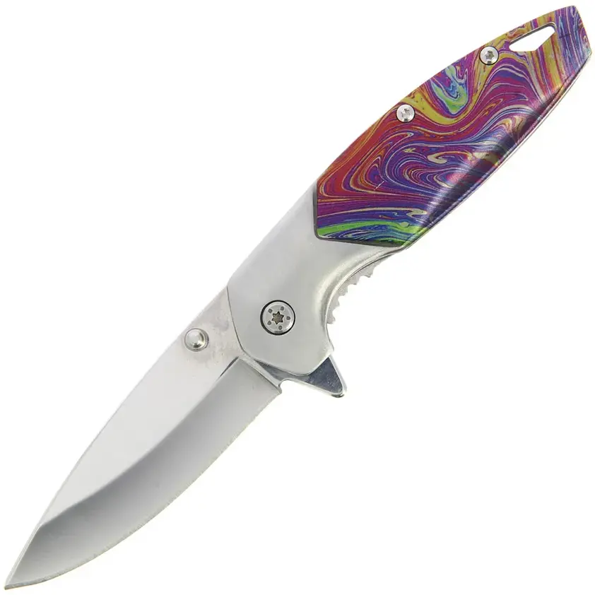 Anglo Arms Lock Knife Stainless Handle with Swirl Print - Suffolk Air ...