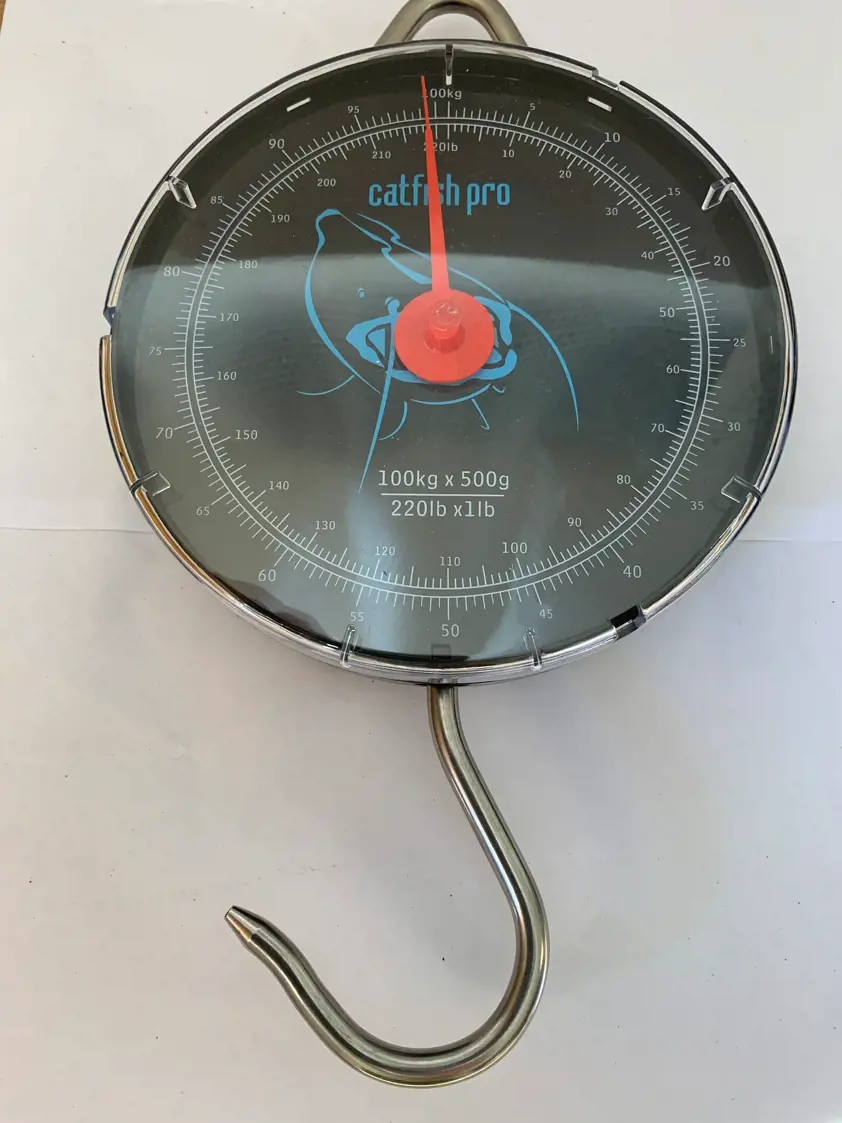 Catfish Pro 220lb Dial Scales + Pouch | Birds Tackle