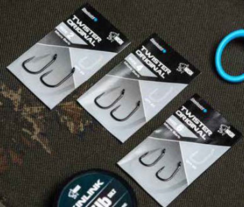 Nash Steelpoint Original Twister Hooks | Birds Tackle