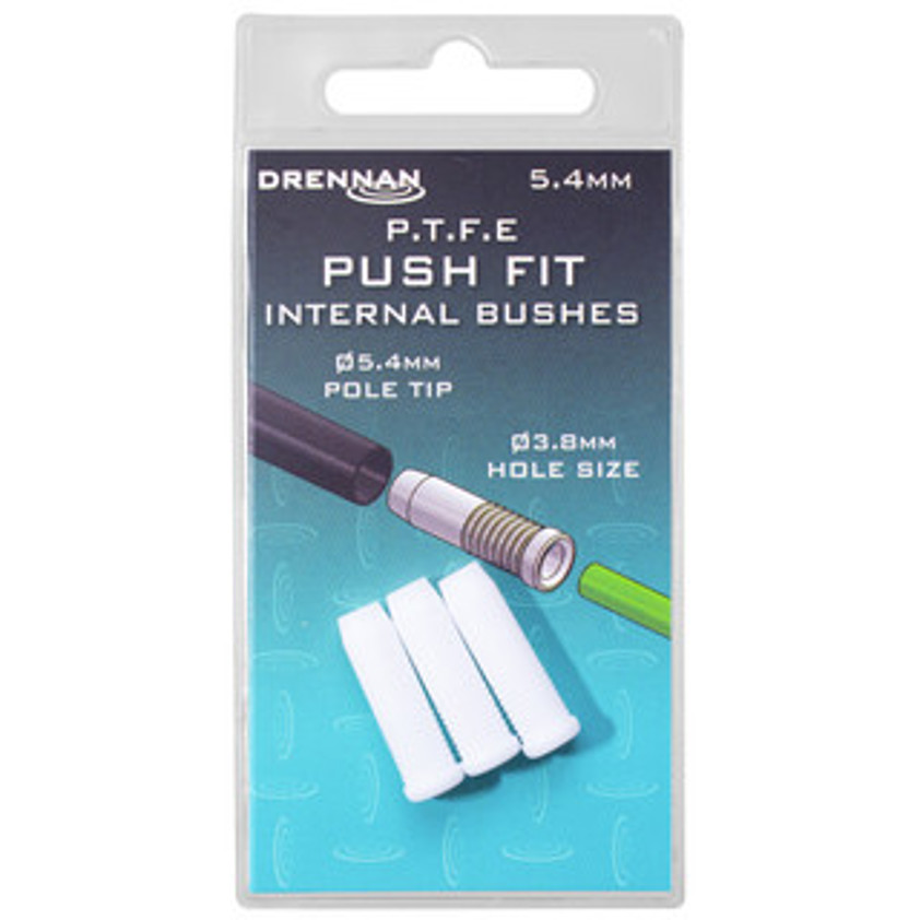 Drennan Push Fit Internal Bushes White | Birds Tackle