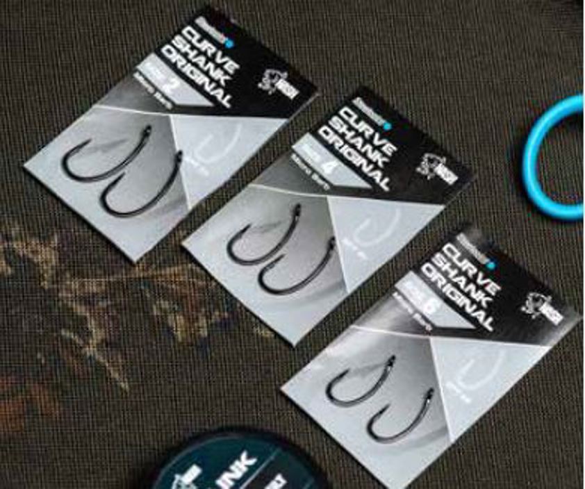 Nash Steelpoint Original Curve Shank Hooks | Birds Tackle