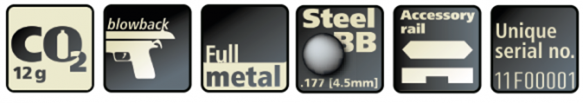 STI Combat Master 4.5mm BB - Suffolk Air Rifles