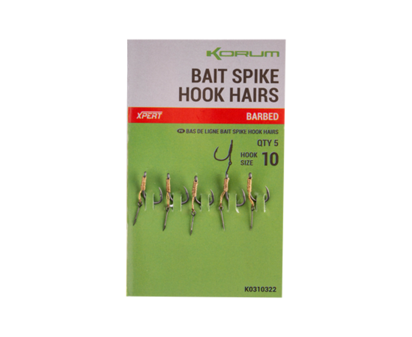 Korum Bait Spike Hook Hairs Barbed - Birds Tackle
