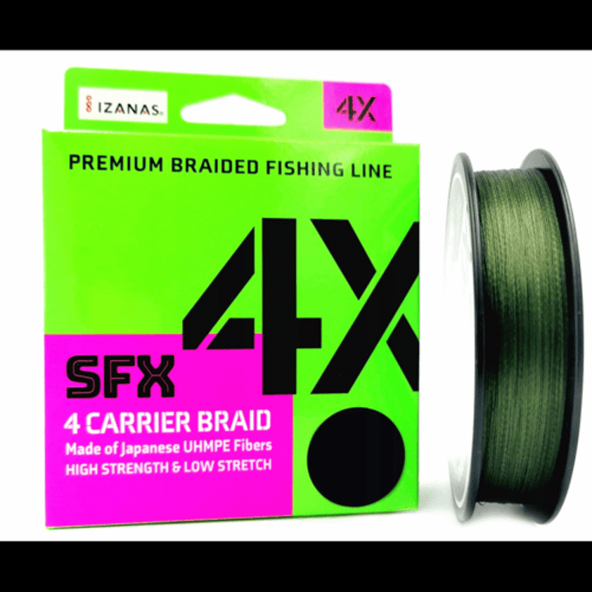 Sufix X4 Carrier Braid Green 150m 0.235 30lb - Birds Tackle