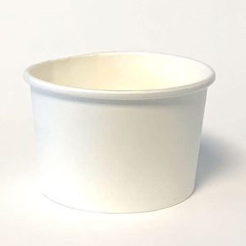 4oz WHITE PORTION POT