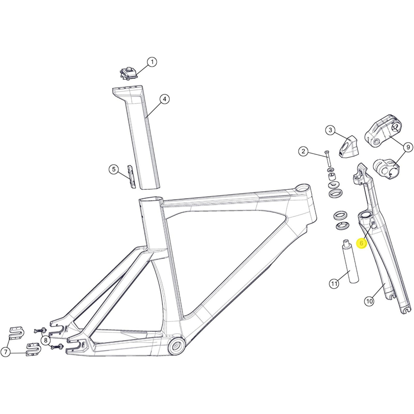 BMC Bmc Spare - Tr01 Fork Bumpers (1 Piece)