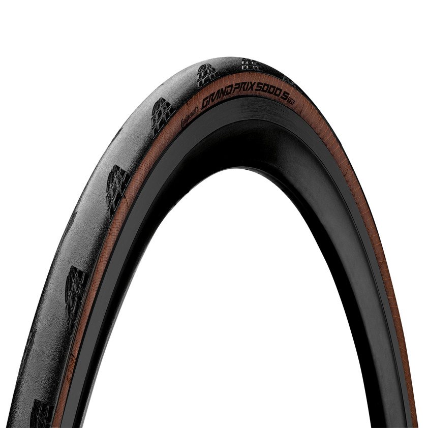 Continental BLACK/BLACK Continental Grand Prix 5000S Tubeless Ready Tyre - Foldable Blackchili ...