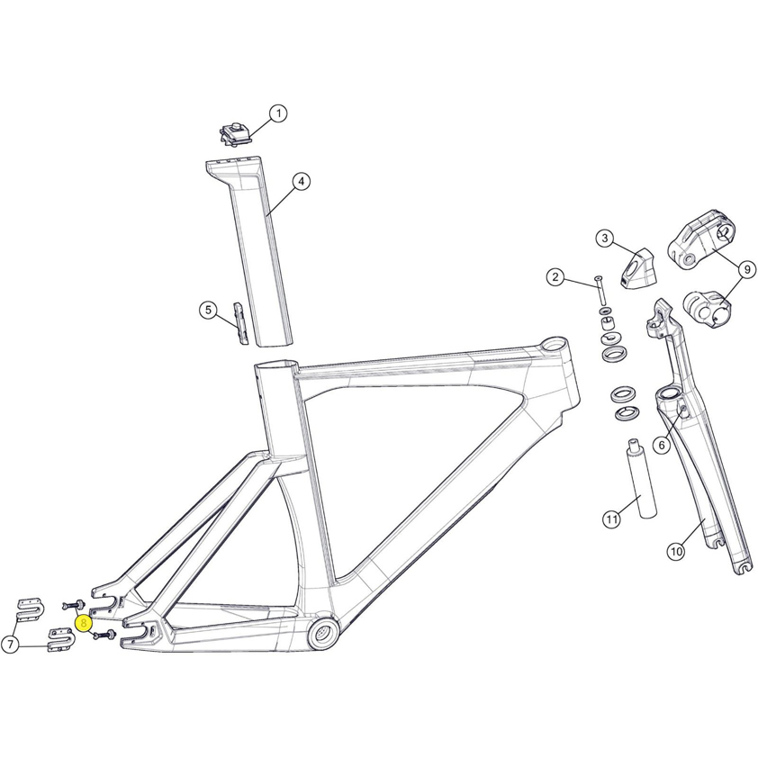 BMC Bmc Spare - Axle Adjuster # 3 (1 Piece)