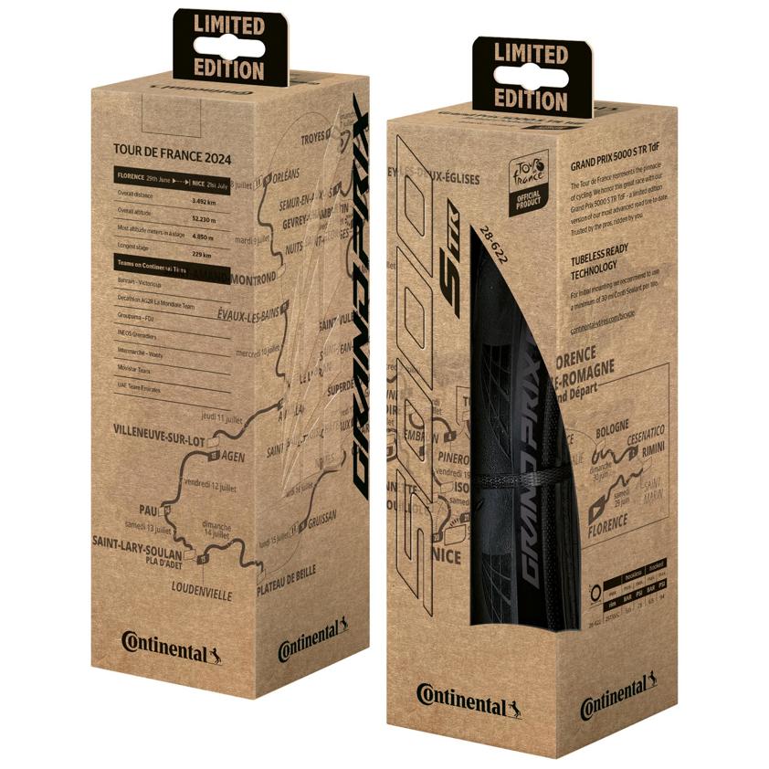 Continental BLACK/BLACK Continental Grand Prix 5000S Tubeless Ready ...