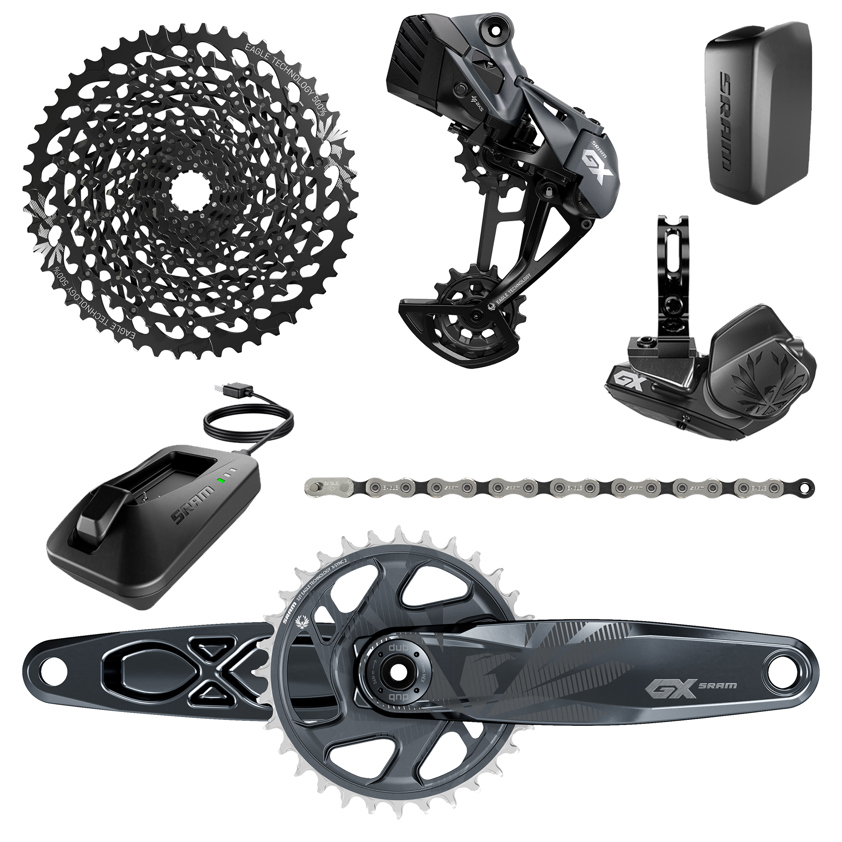 Sram Sram Gx Eagle Axs Dub Groupset - 10-50T - Includes: Rear Der & Battery, Trigger Shifter ...