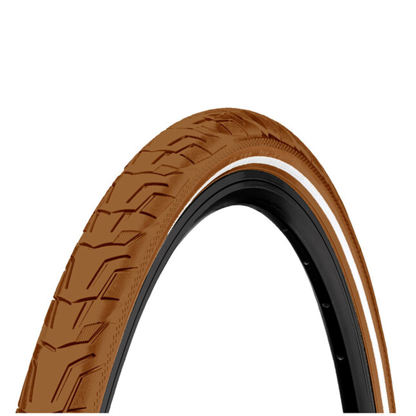Continental BLACK/BLACK REFLEX Continental Ride City Reflex Tyre - Wire ...