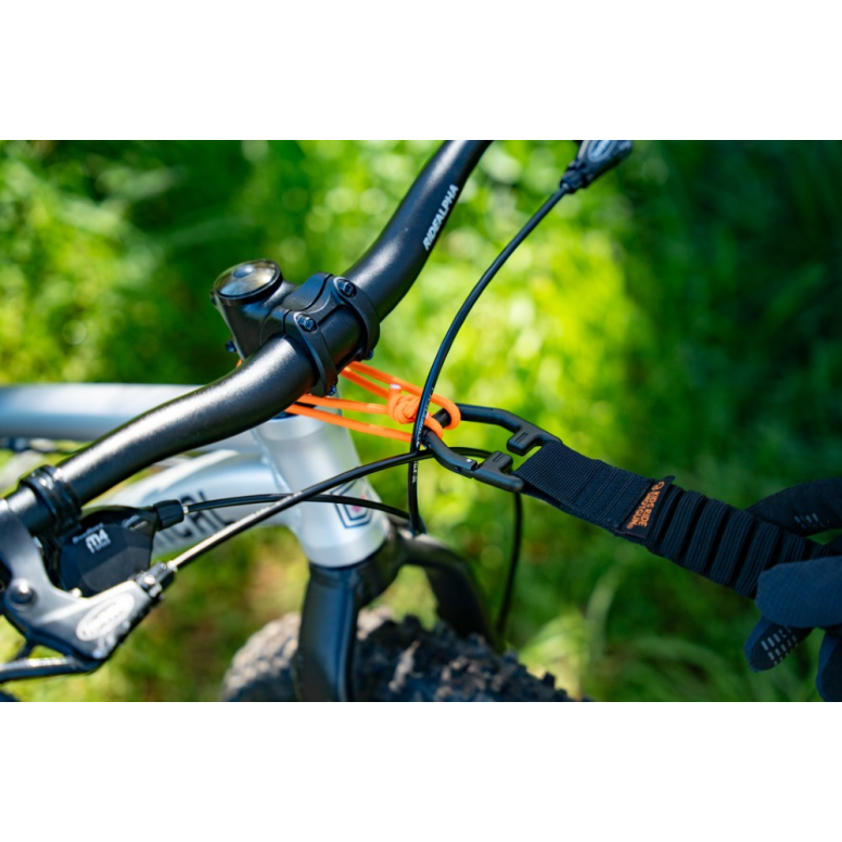 Kids Ride Shotgun Black Quick Fit Mtb Tow Rope