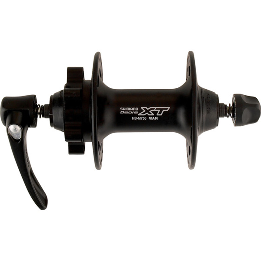 Shimano Deore XT Black Hb-M756 XT Disc Front Hub 6-Bolt