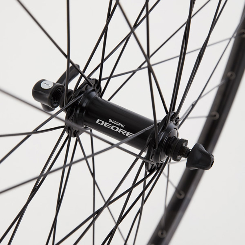 M Part Wheels Black Hybrid Front Wheel Shimano Deore Hub Mavic A319 Rim ...