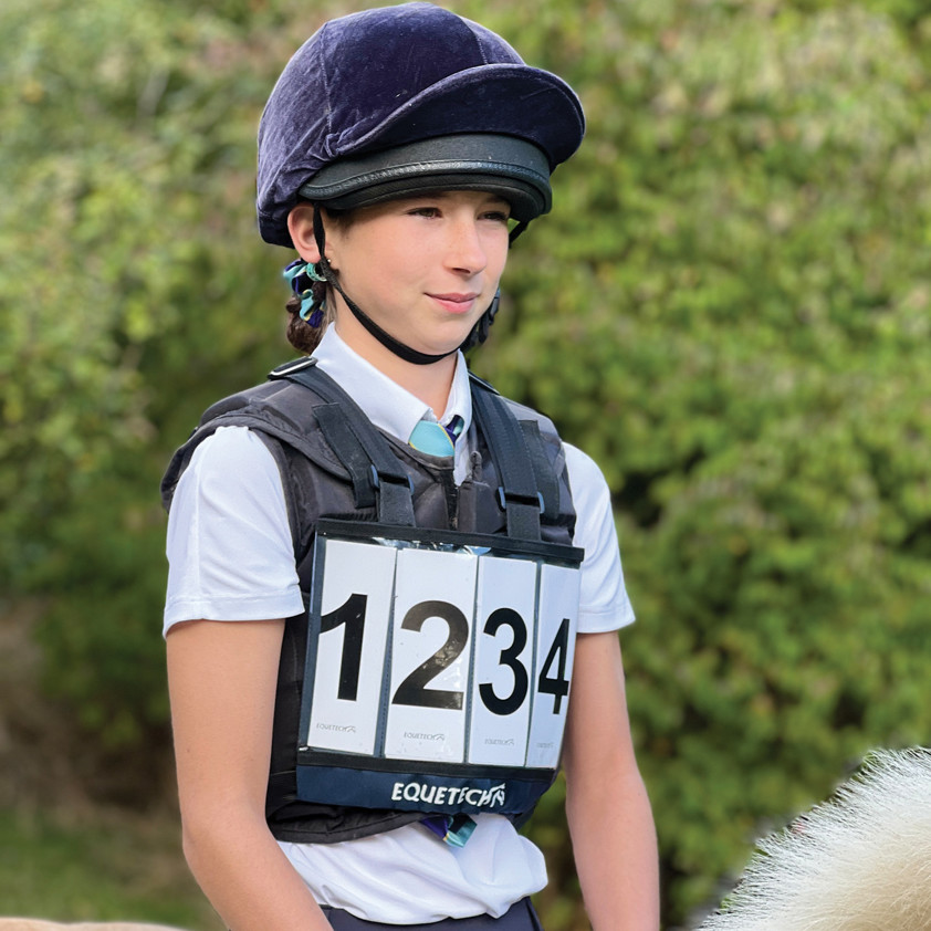 Mini Eventing Cross Country Number Bib + Numbers - Equetech