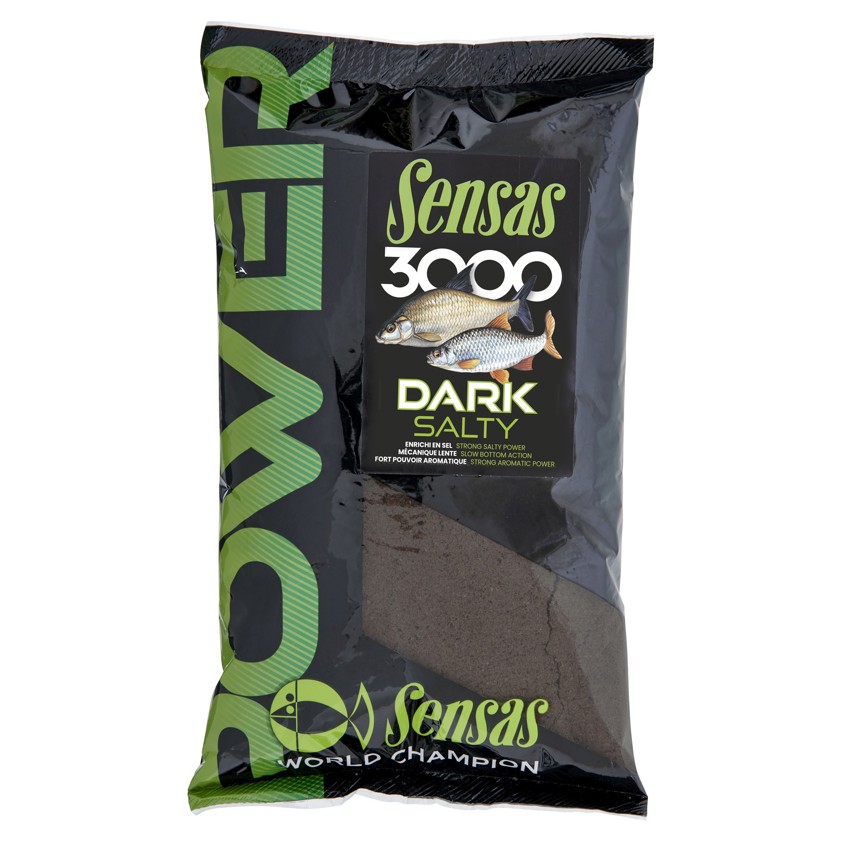Sensas Sensas 3000 Power Dark Salty 1kg